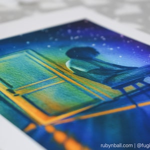 Bo Burnham Fan Art, "inside" Still, Watercolor Painting, Archival Fine ...