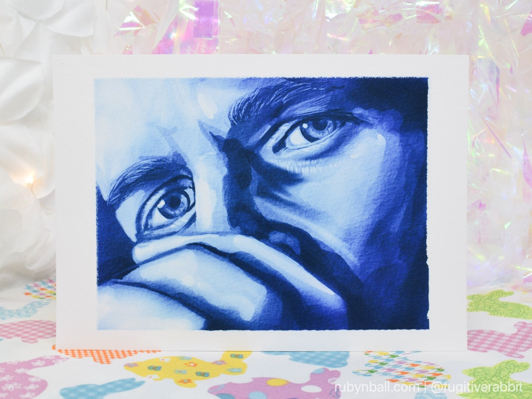 Bo Burnham Fan Art, "inside" Still, Watercolor Painting, Archival Fine ...