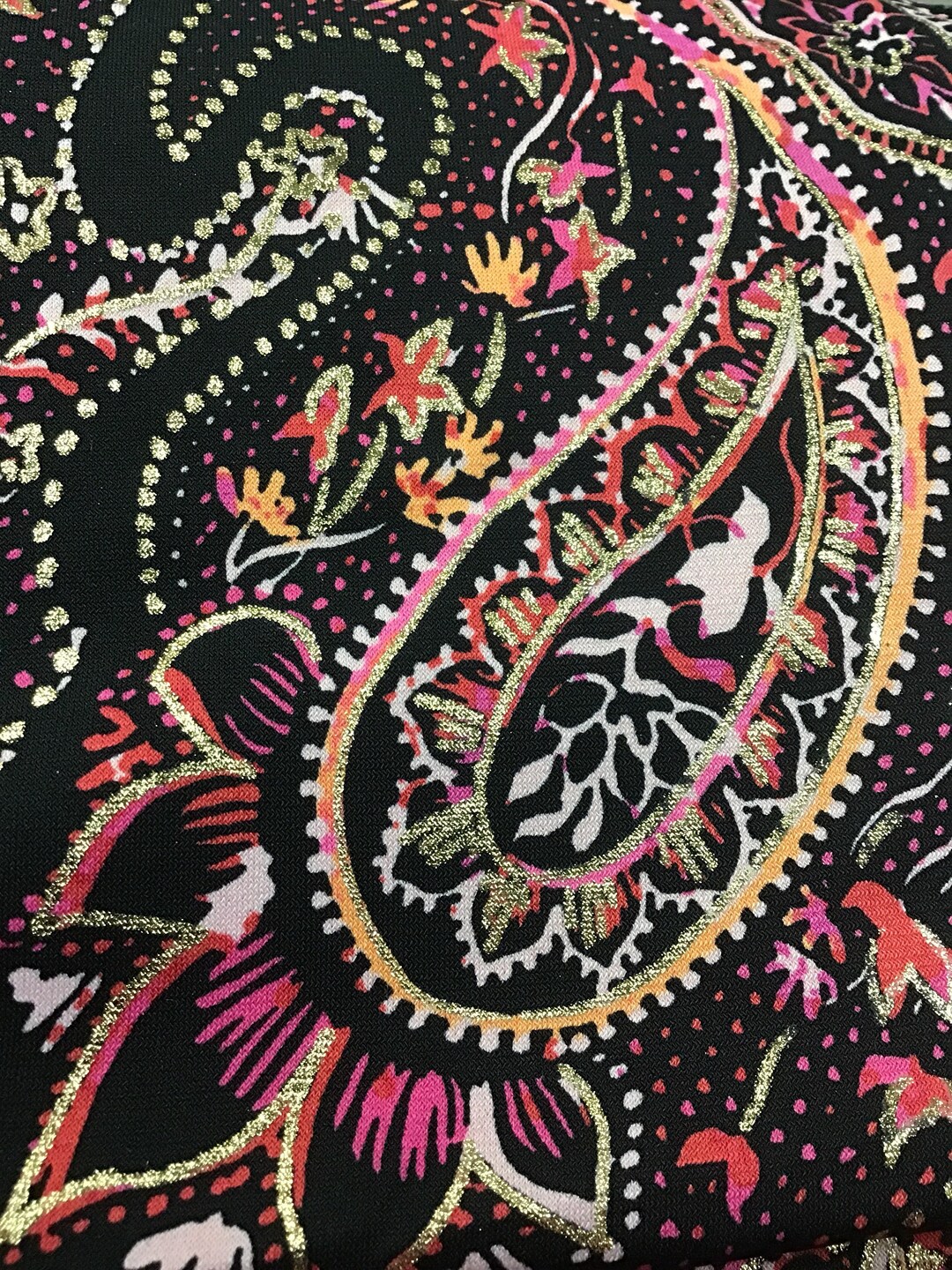 ITY Metallic Gold Thread Outline Print - Etsy