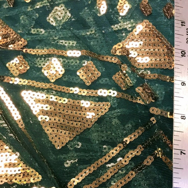 Kelly Green Sequin Fabric - Etsy