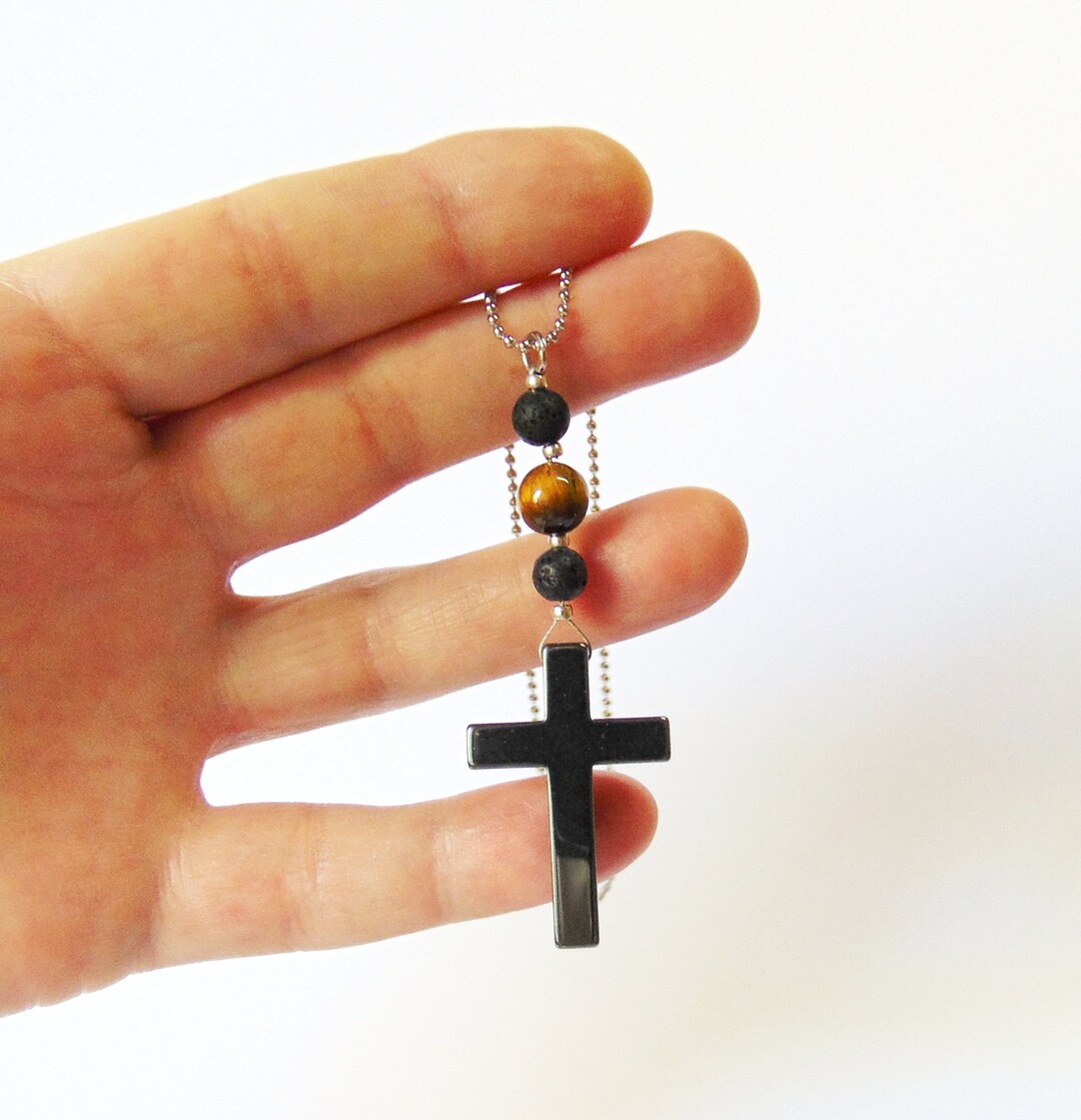 Car Charm Rear View Mirror Hanging Cross. Hanging Charm. Hanging ...