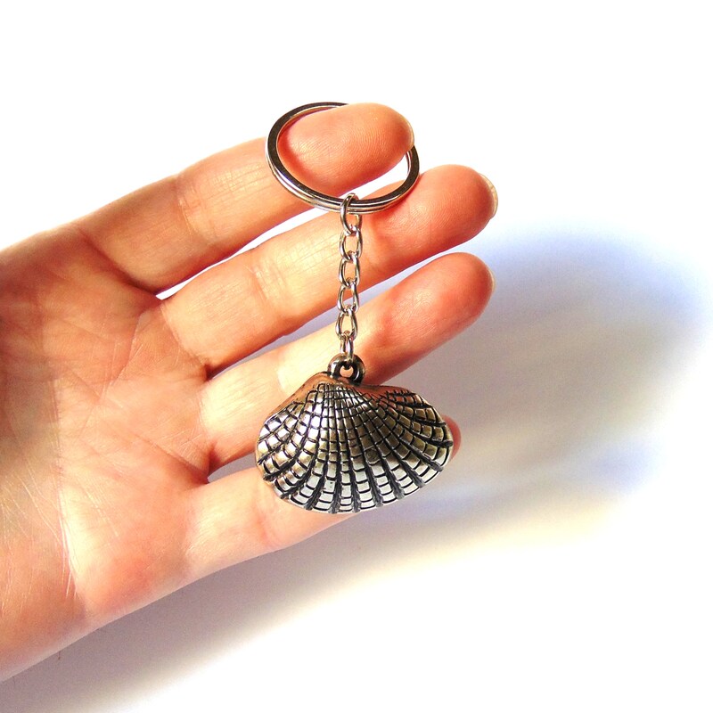 Sea Shell Keychain - Etsy