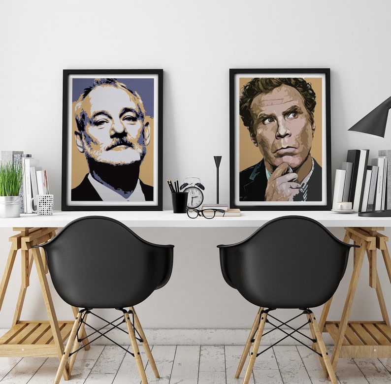 Will Ferrell Portrait Modern Digital Art Print | Etsy