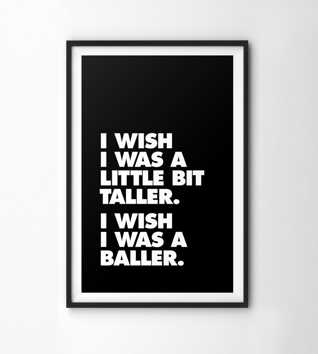 SKEE-LO 'I Wish' Lyrics printable Rap Hip-hop Lyric Typography Print ...