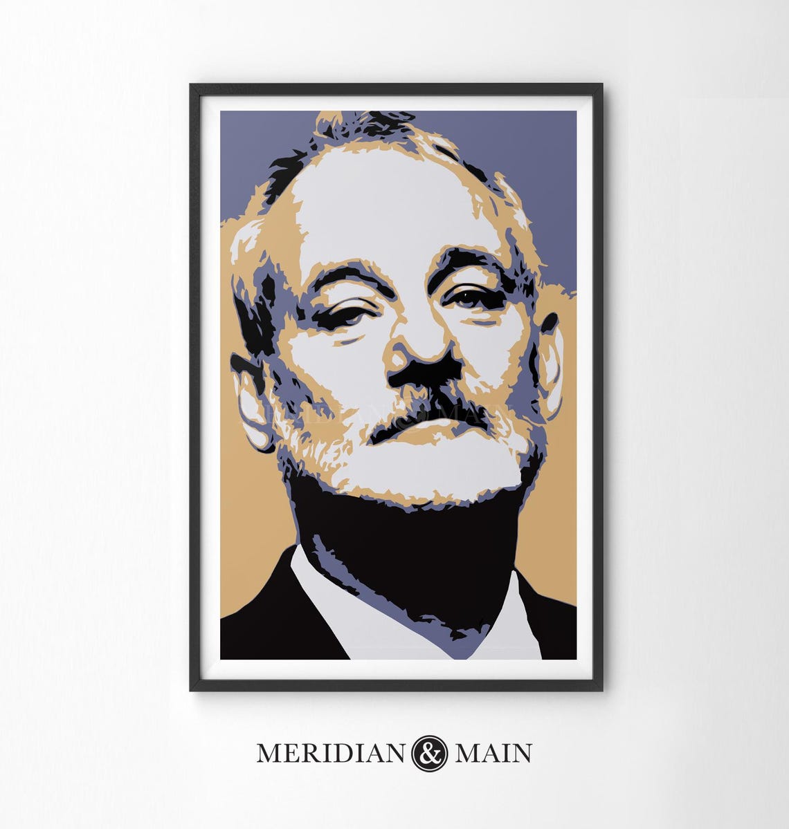 Bill Murray Portrait Art Print – Modern Wall Art (digital Download) - Etsy