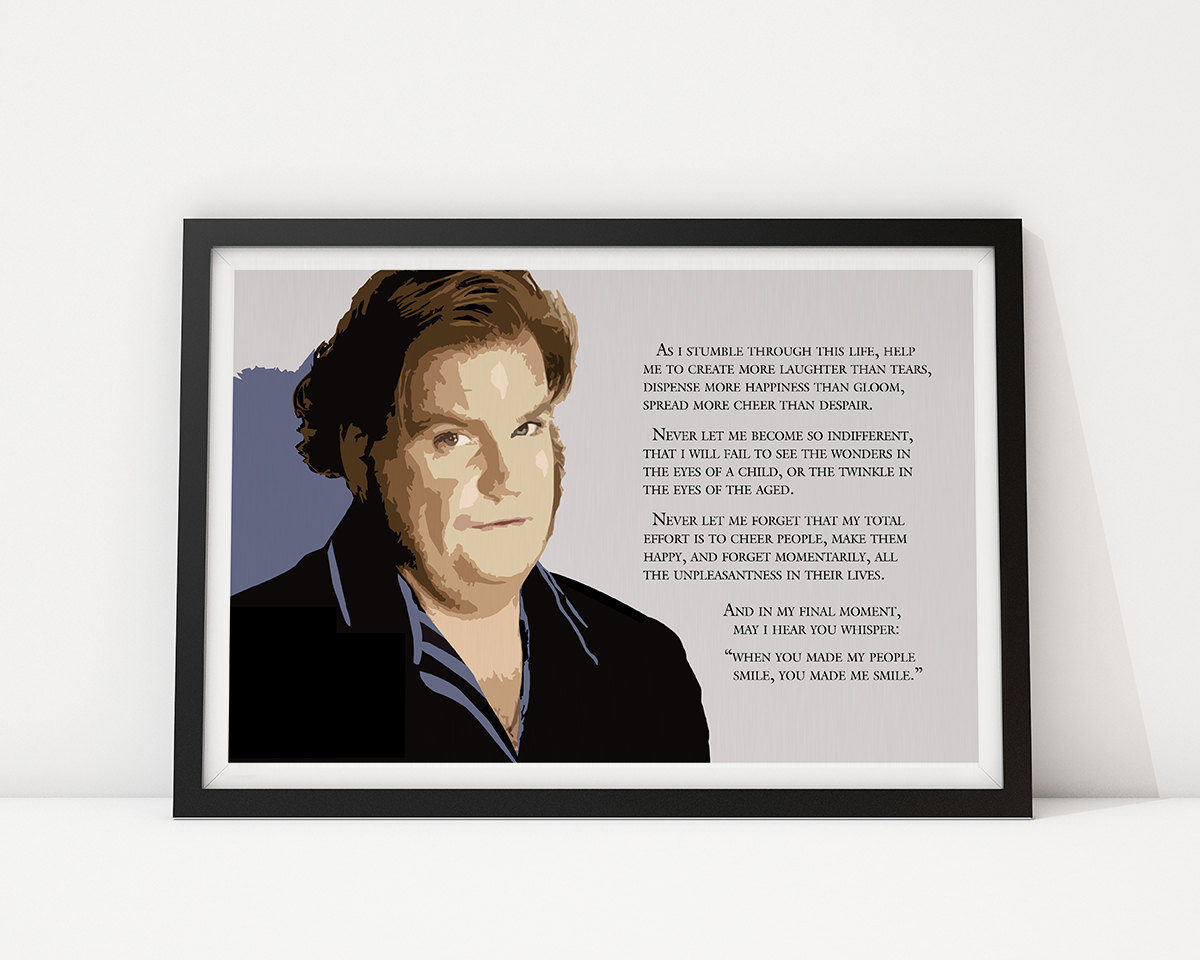 Chris Farley A Clown's Prayer Modern Art Print - Etsy