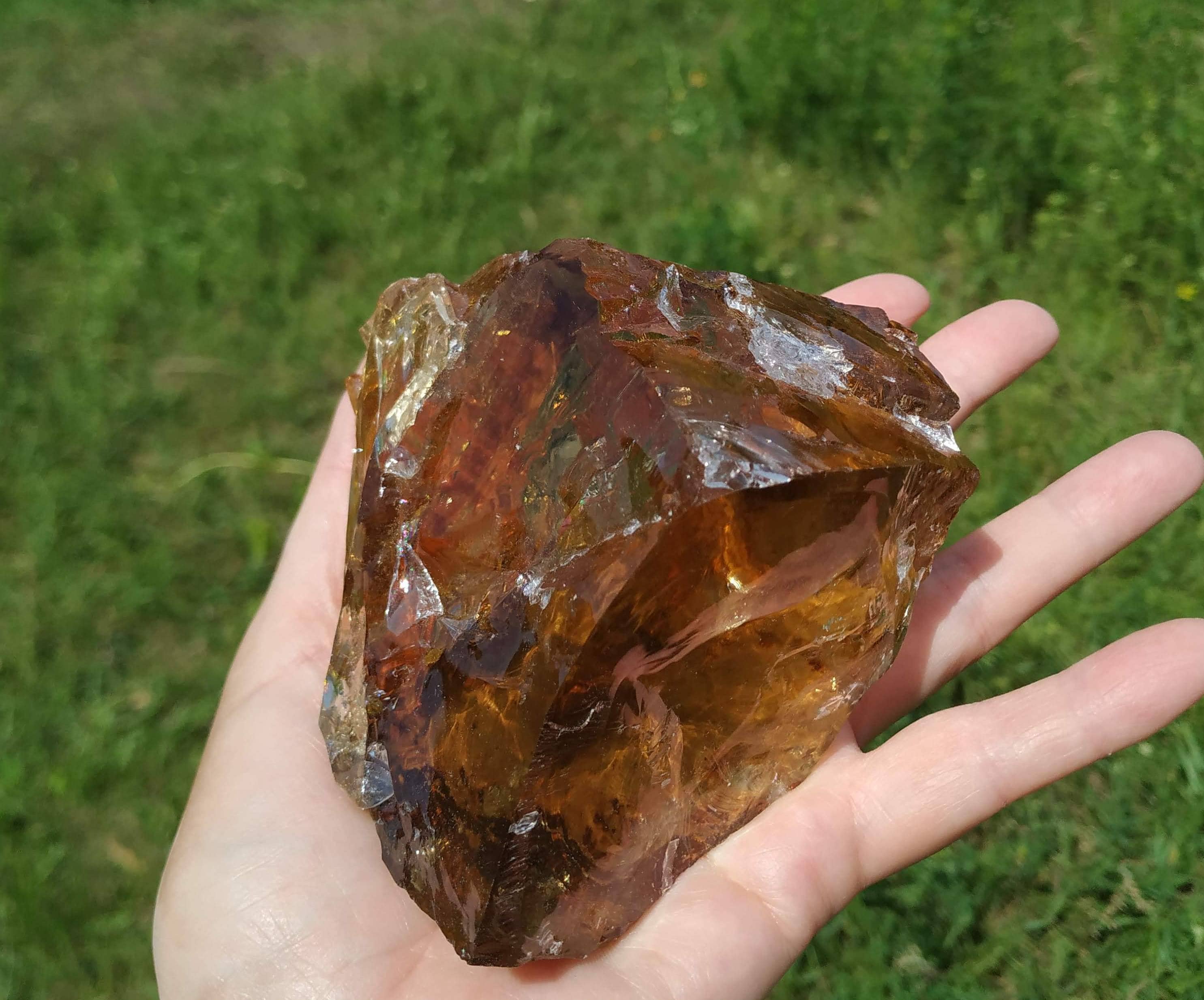 Raw citrine Citrine crystal Big citrine Mineral Specimen | Etsy