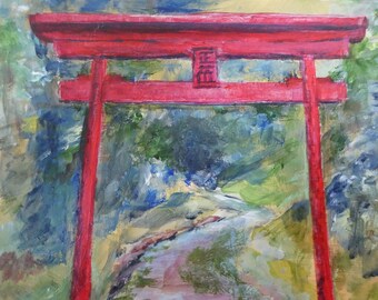 Torii Gate Decor - Etsy