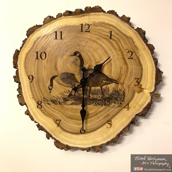 Wood Duck Clock Men - Etsy