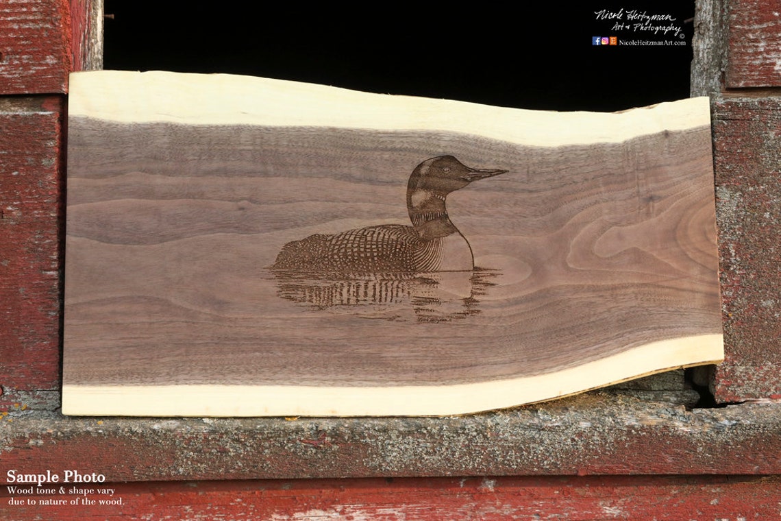Loon Art Charcuterie Cutting Board Mother's Day Gift for Mom Father's ...
