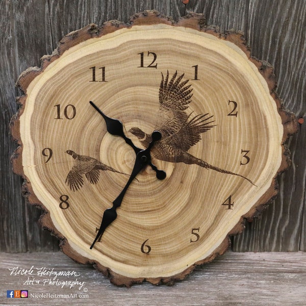 Wood Clock - Etsy