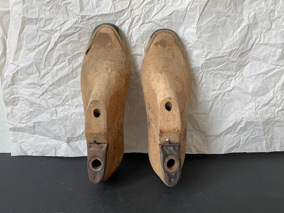 Shoe Lasts, Vintage Wooden Shoe Lasts 235, Wooden Forms, Shoes ...