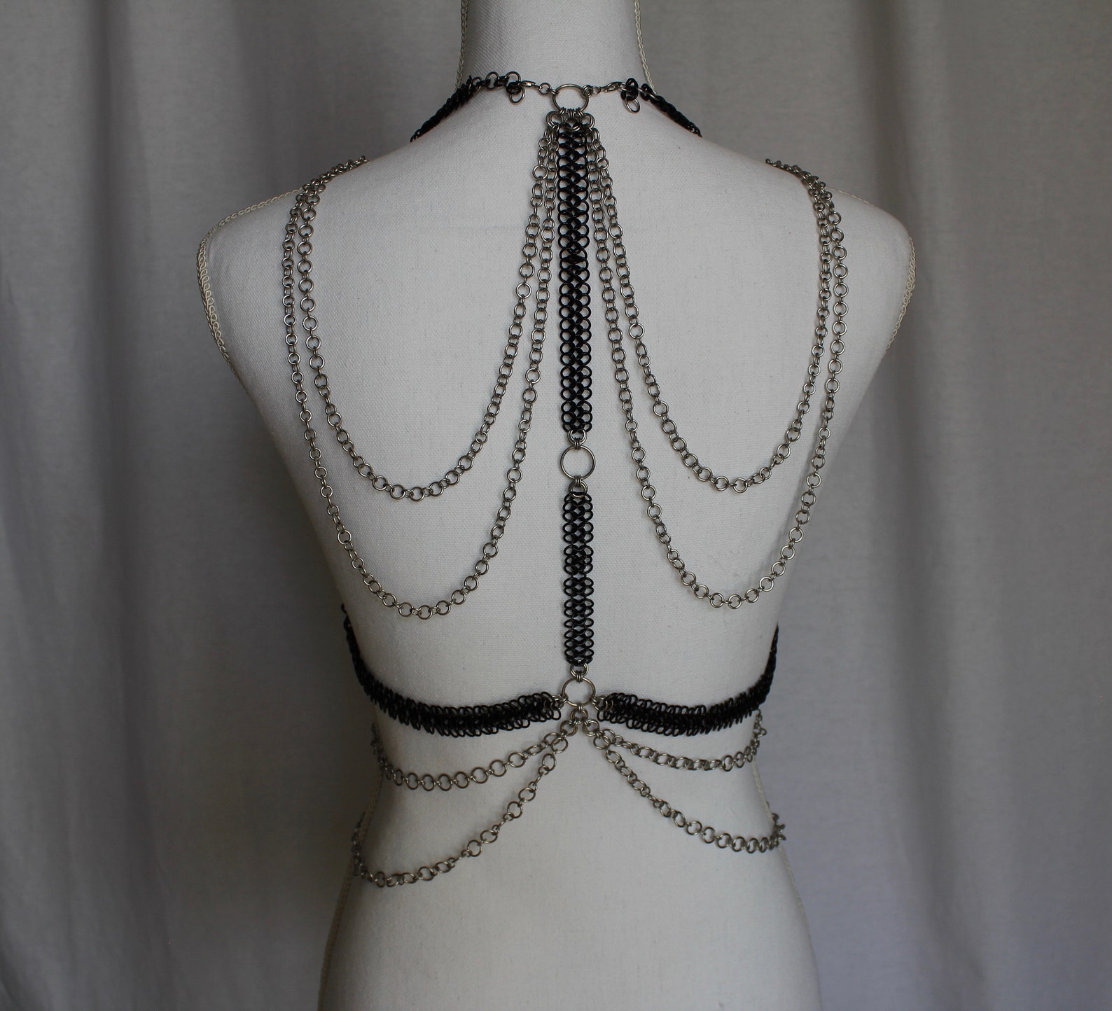 Amphitrite's Armor, Mermaid or Dragon Scale Mail Bra Harness Bikini ...