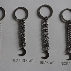 Crescent Moon Pendant Keychain, Custom Personalized Lanyard, Occult ...