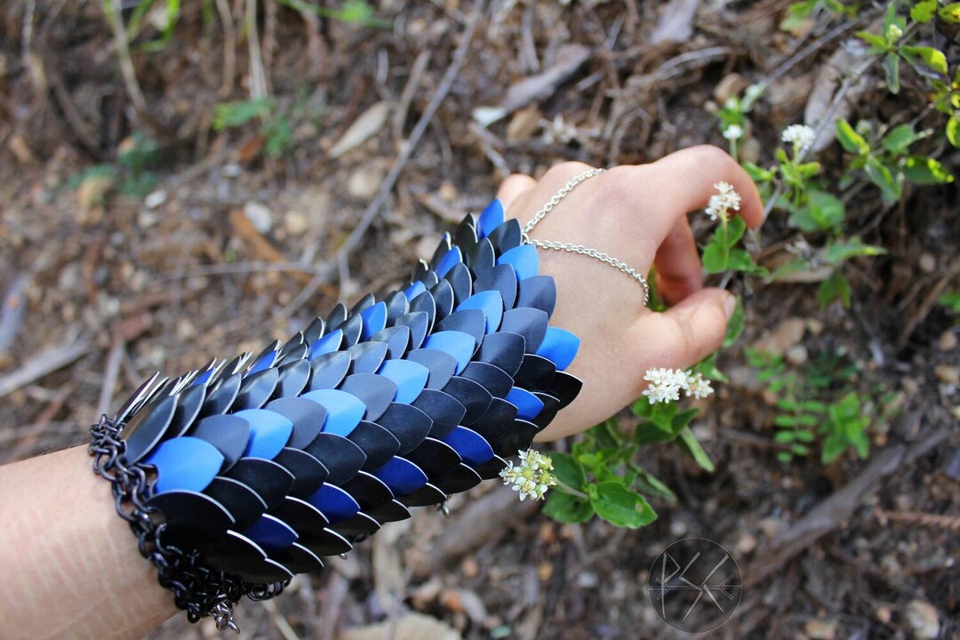 Serpens Armis, Witch Armor Cuff, Traditional Snake Skin Pattern ...