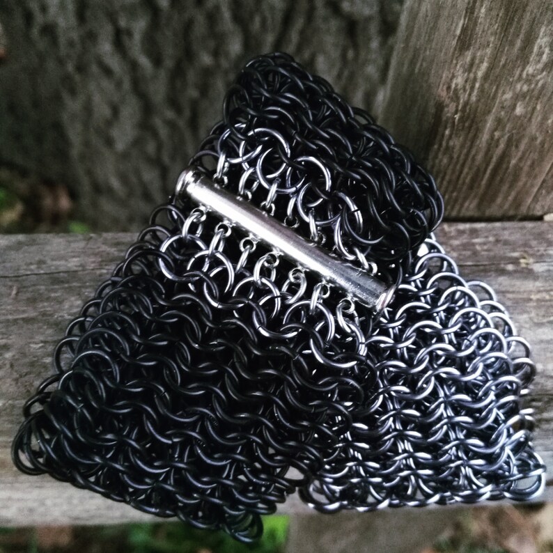 Warrior Chain Mail Cuff Unisex Bracelet European 6in1 Chain - Etsy
