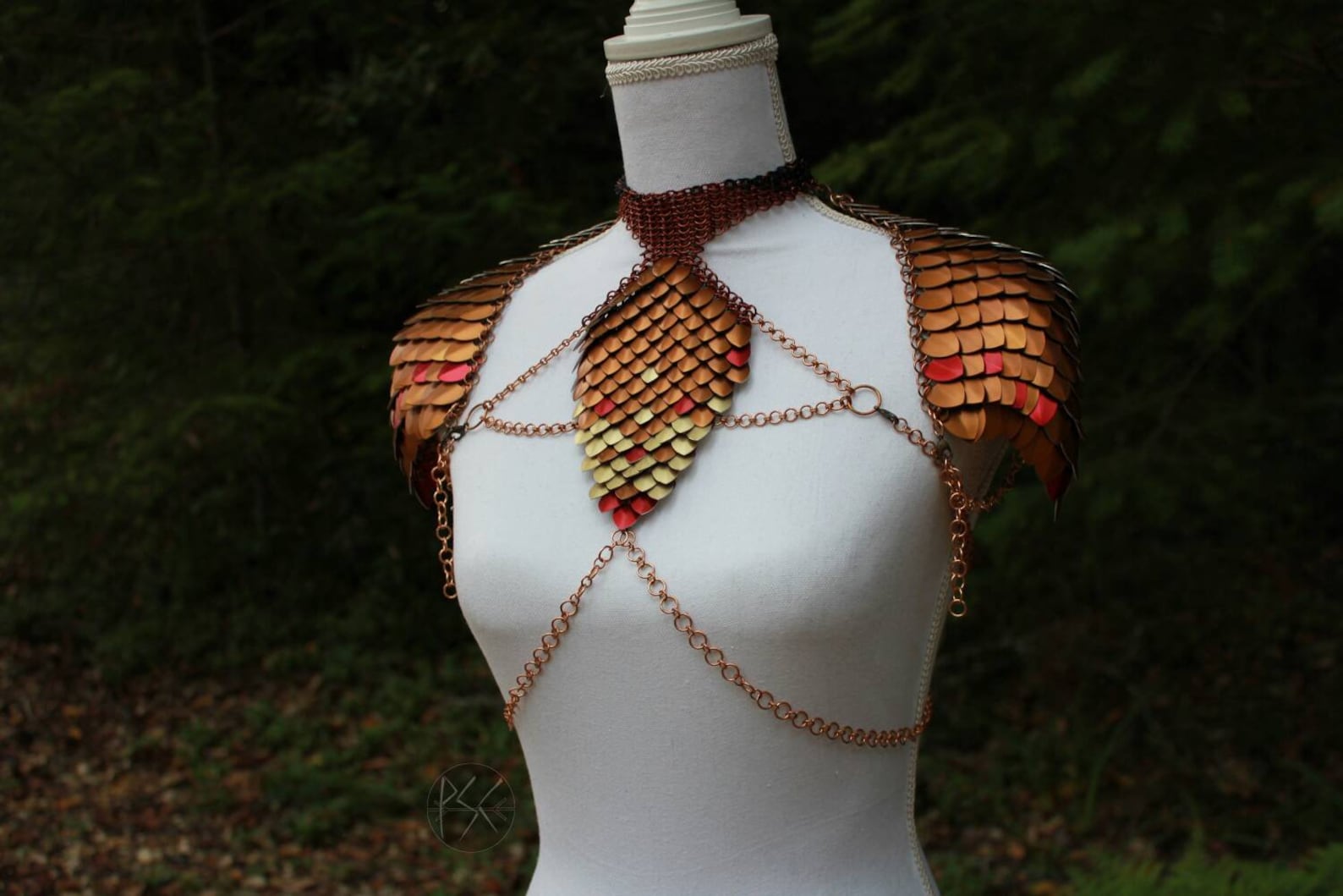 Hemera Spaulders Chainmail Armor, Modern Medieval Renaissance Festival ...