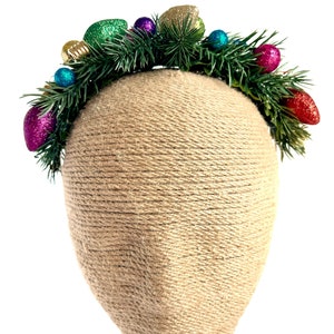 Christmas Headband, Christmas Hair Piece, Christmas Headpiece, Winter ...