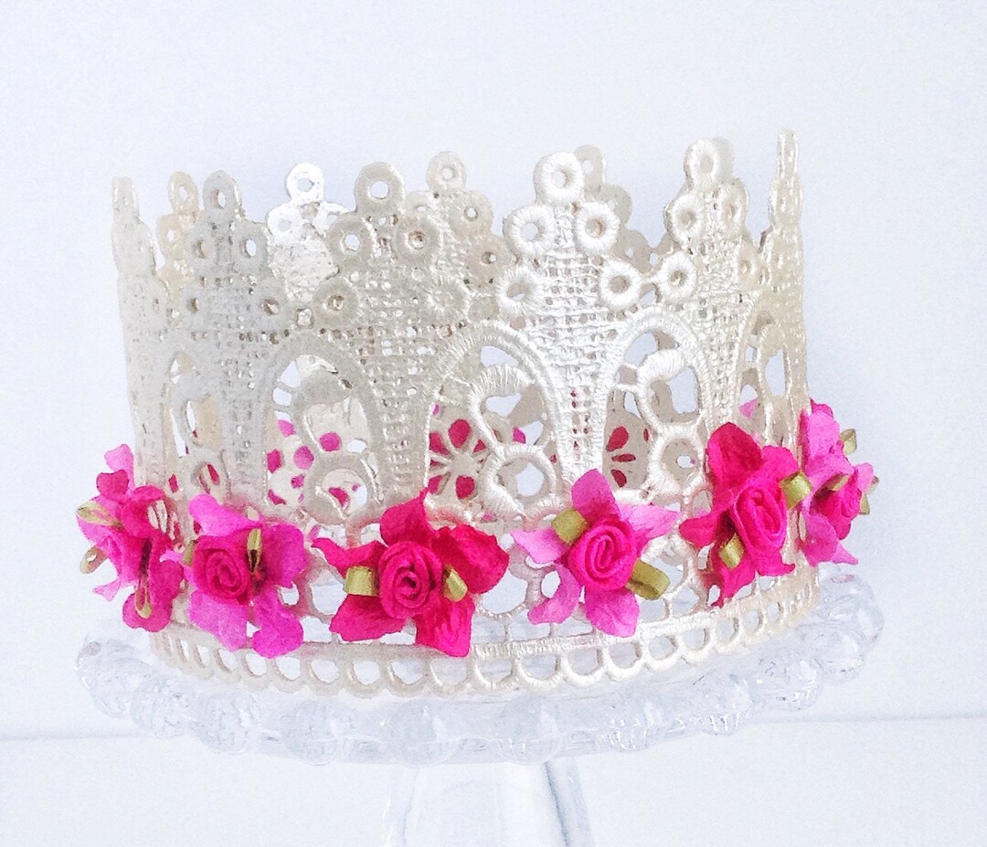 Crown Cake Topper, Ready to Ship, Princess Party, Gold Baby Crown ...
