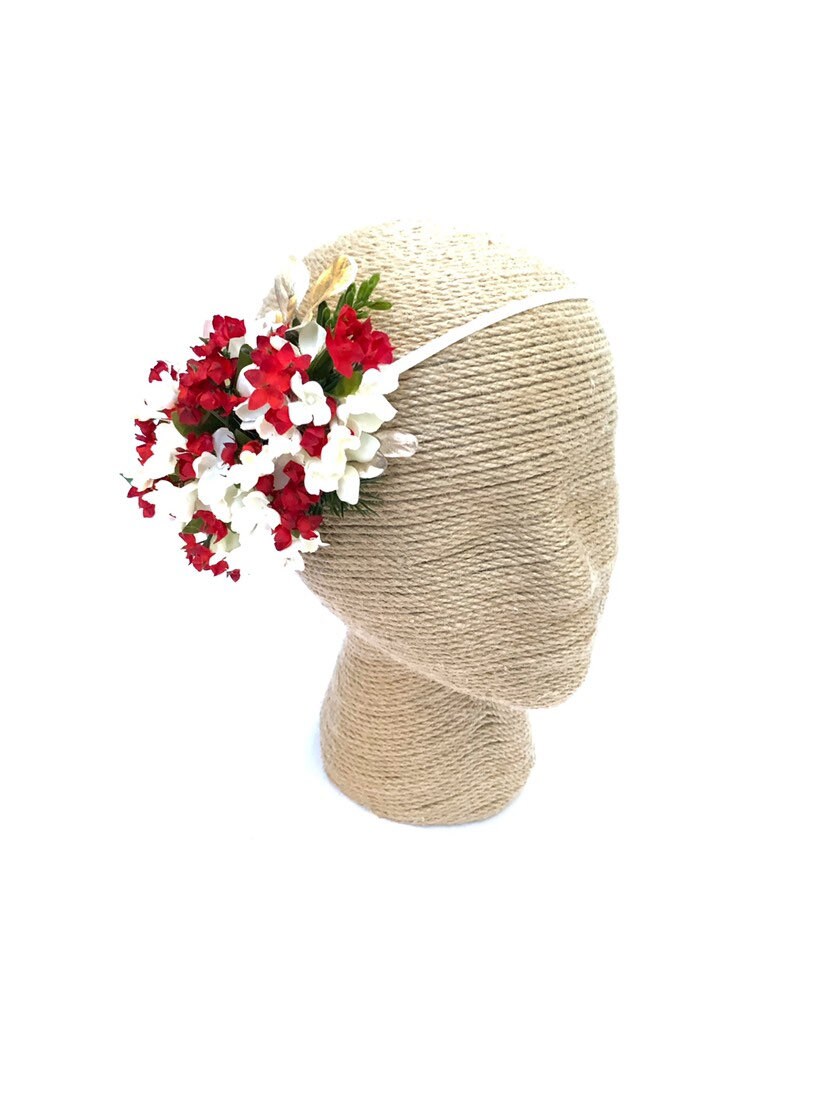 Christmas Flower Headband Christmas Crown Nylon Headband - Etsy