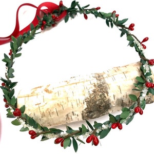 Christmas Flower Crown Baby Flower Crown Christmas Halo - Etsy