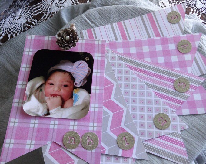 1st First Year Photo Banner Garland Bunting Swag Birthday Baby - Etsy