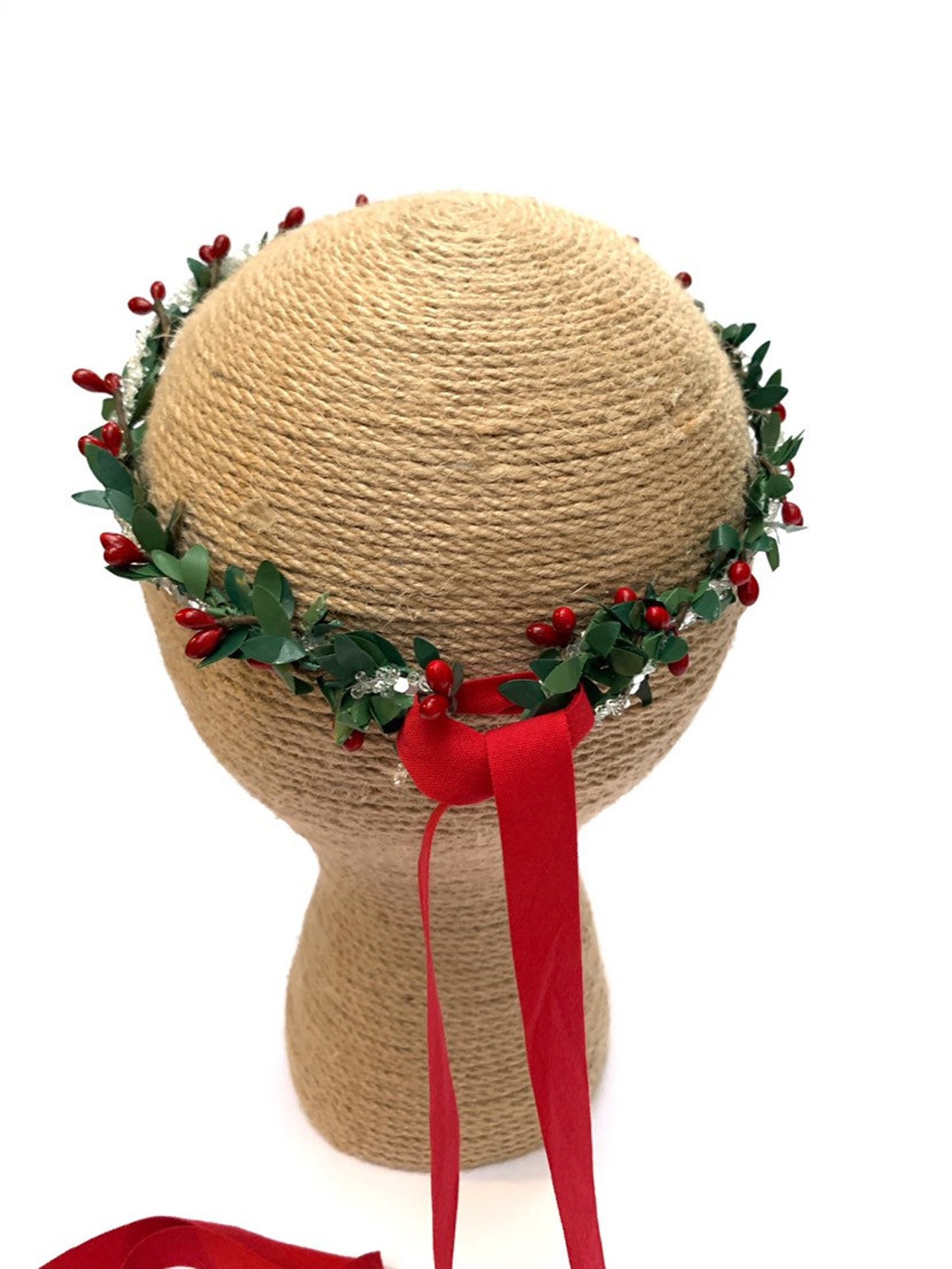 Christmas Flower Crown Baby Flower Crown Christmas Halo - Etsy