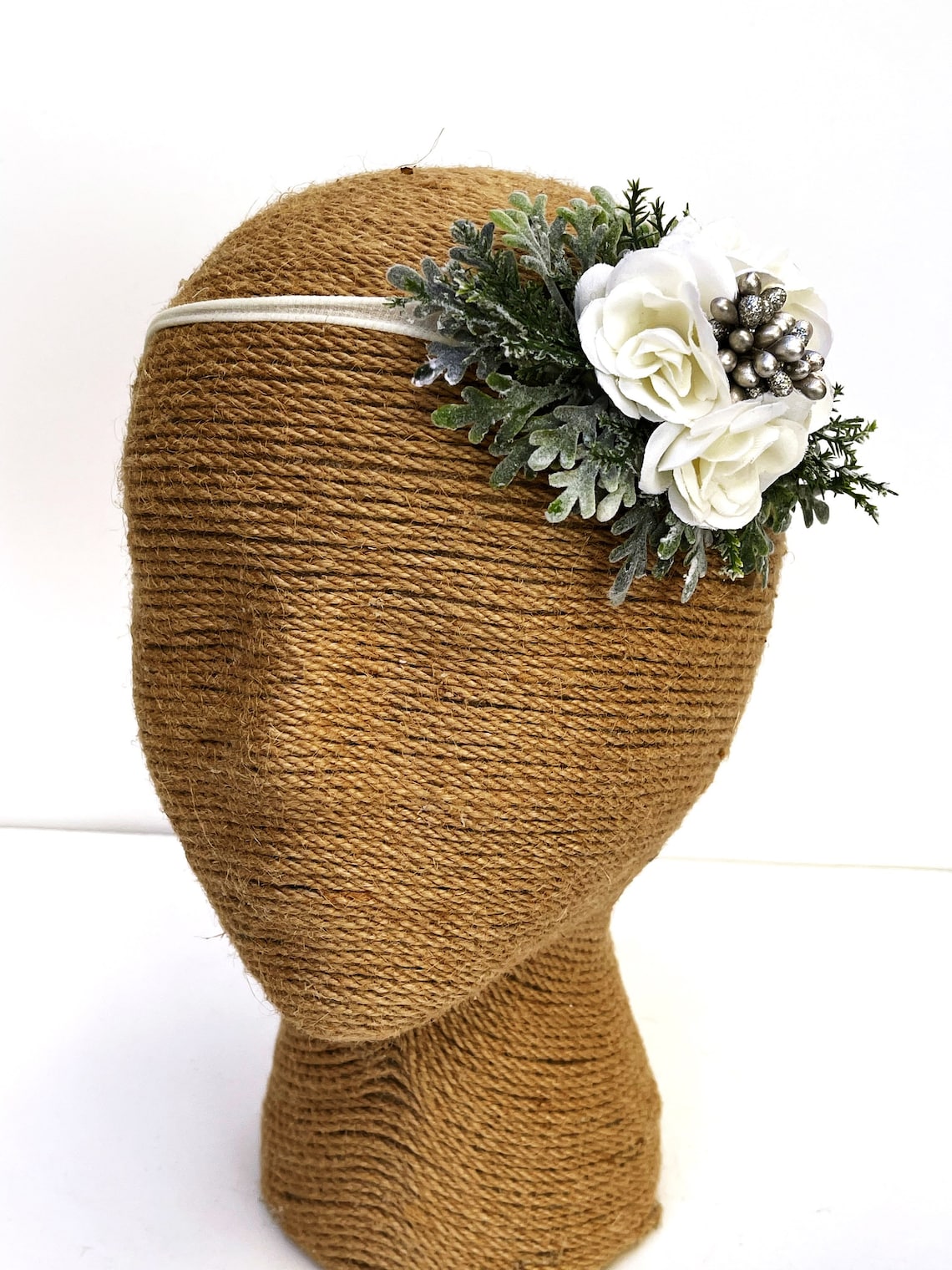 Christmas Flower Crown Christmas Headband Christmas Tieback - Etsy