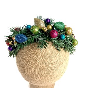 Christmas Headband, Christmas Hair Piece, Christmas Headpiece, Winter ...