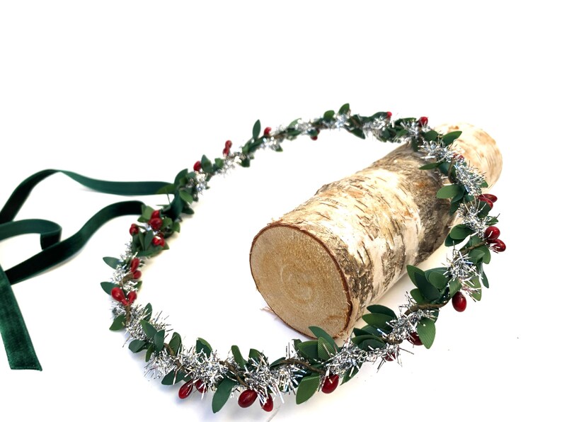 Christmas Floral Crown Adult Crown Baby Crown Christmas | Etsy