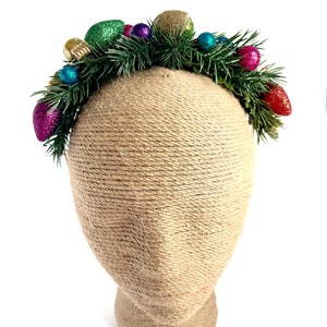Christmas Headband, Christmas Hair Piece, Christmas Headpiece, Winter ...