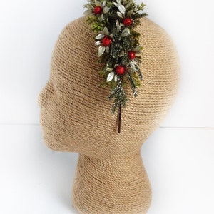 Christmas Floral Headband, Christmas Headpiece, Winter Headband for ...