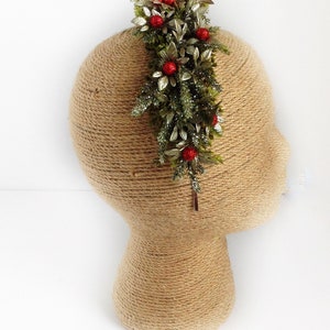 Christmas Floral Headband, Christmas Headpiece, Winter Headband for ...