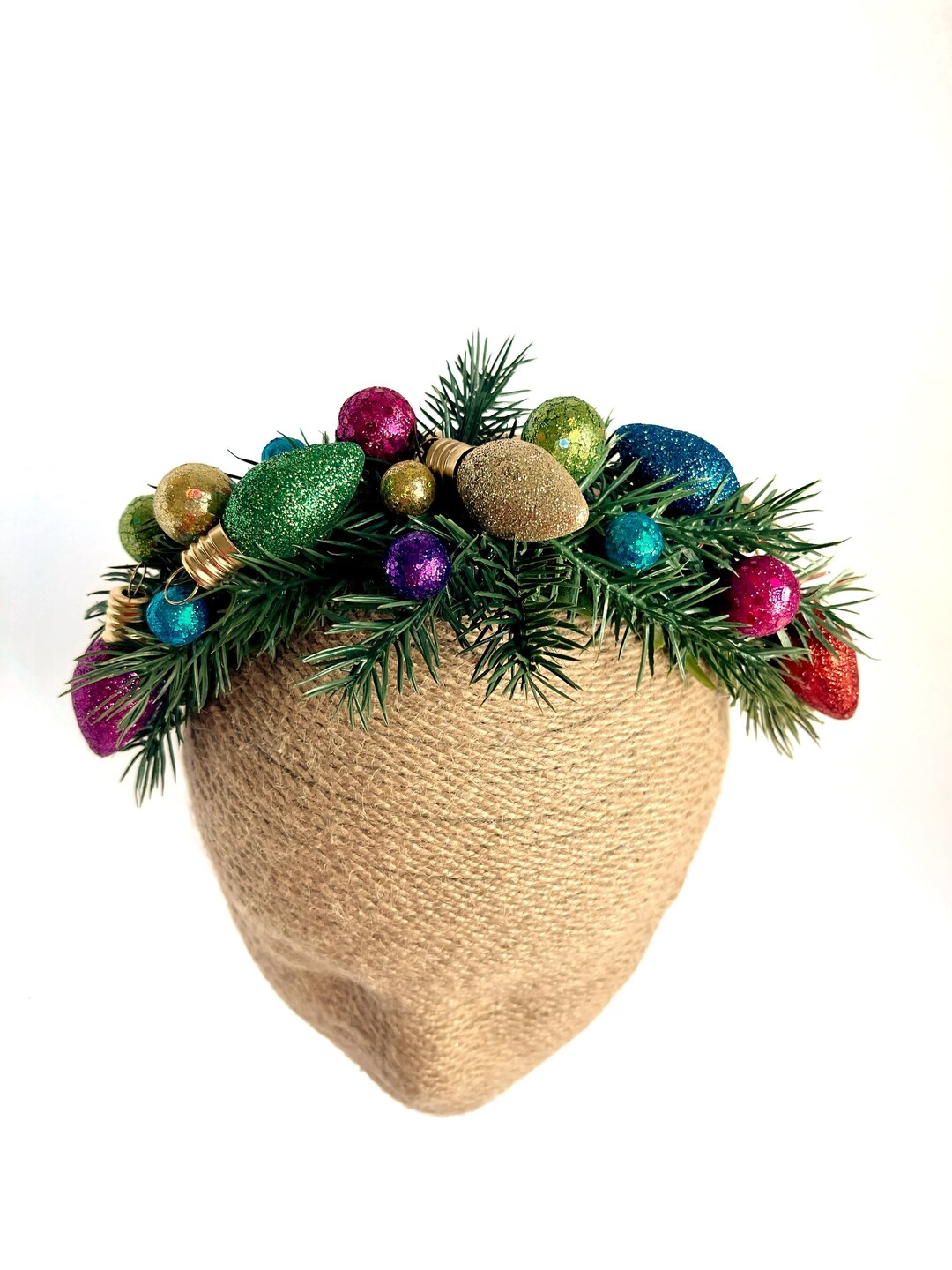 Christmas Headband, Christmas Hair Piece, Christmas Headpiece, Winter ...