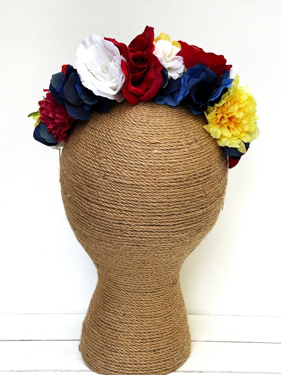 Mexican Flower Crown, Fiesta, Frida Flower Crown, Flower Crown, Frida ...