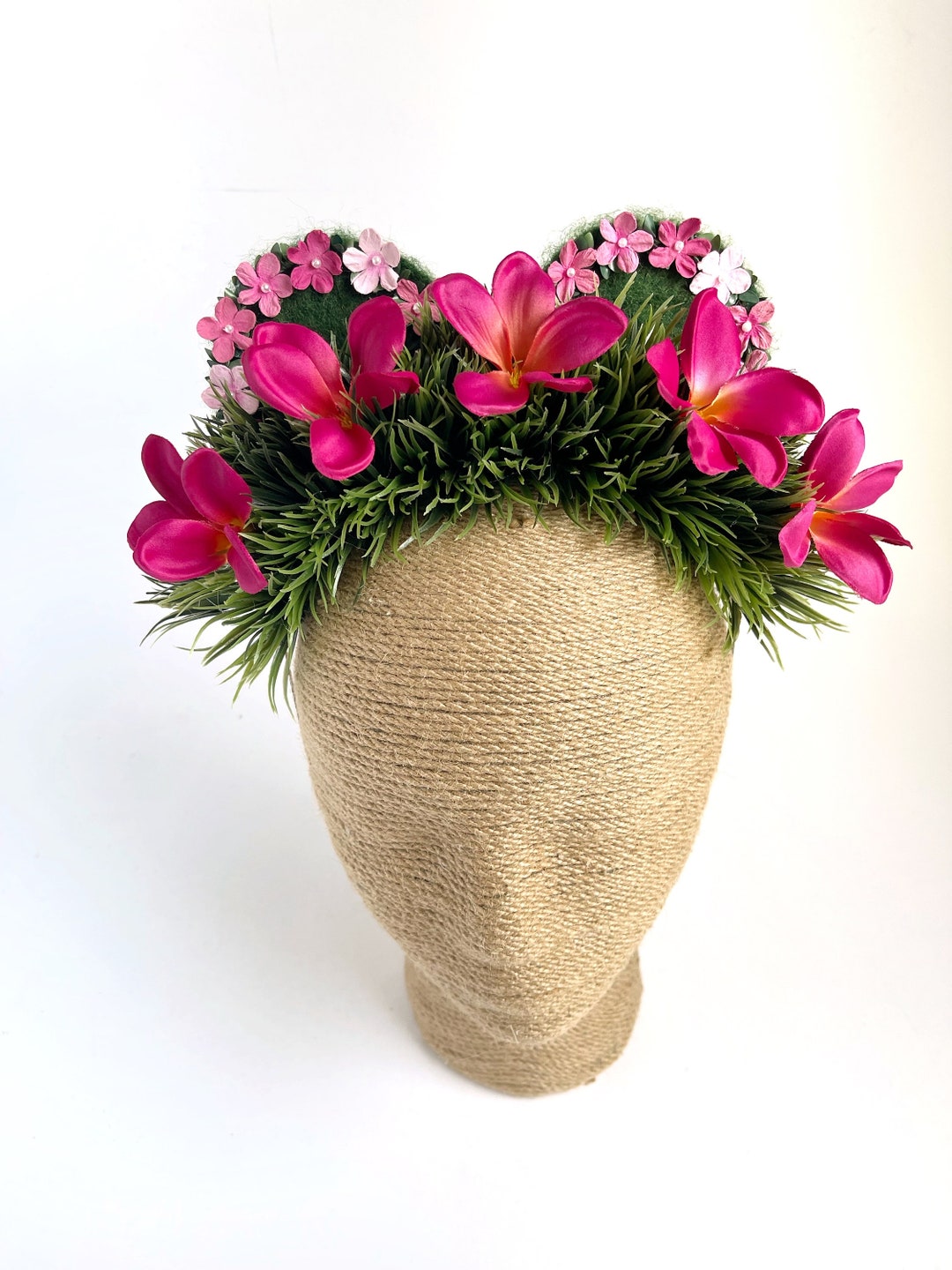 Moana Flower Headband With Mouse Ears, Haku Lei, Moana Flower Crown ...