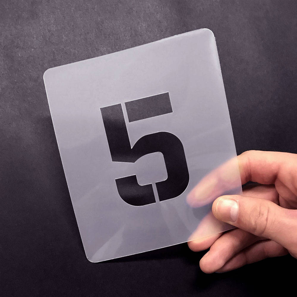 Numbers Stencil Set Symbols Stencil Set Stencil Font | Etsy