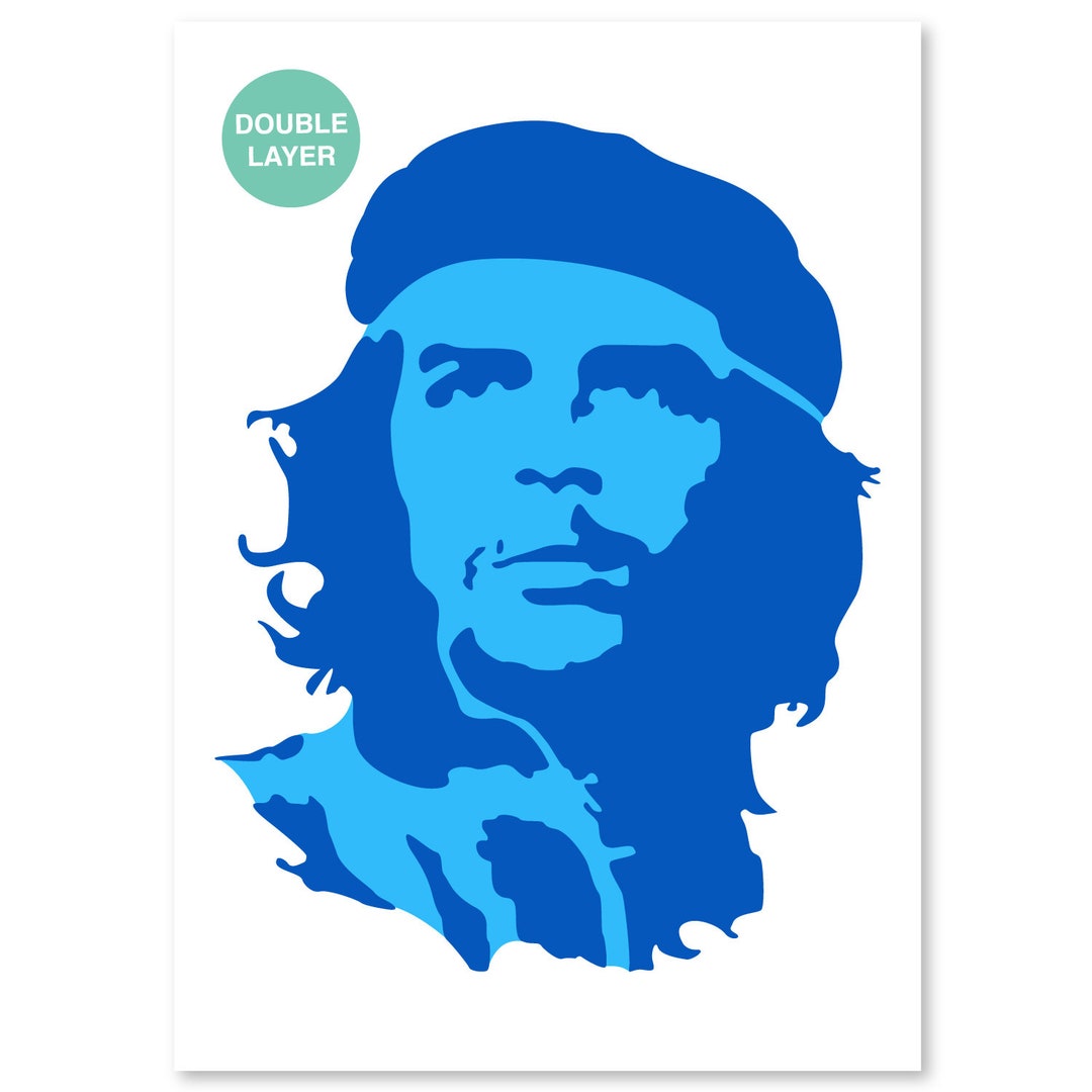 Che Guevara Stencil - 2 Layers A3 Size Stencil - Reusable Stencil, for ...