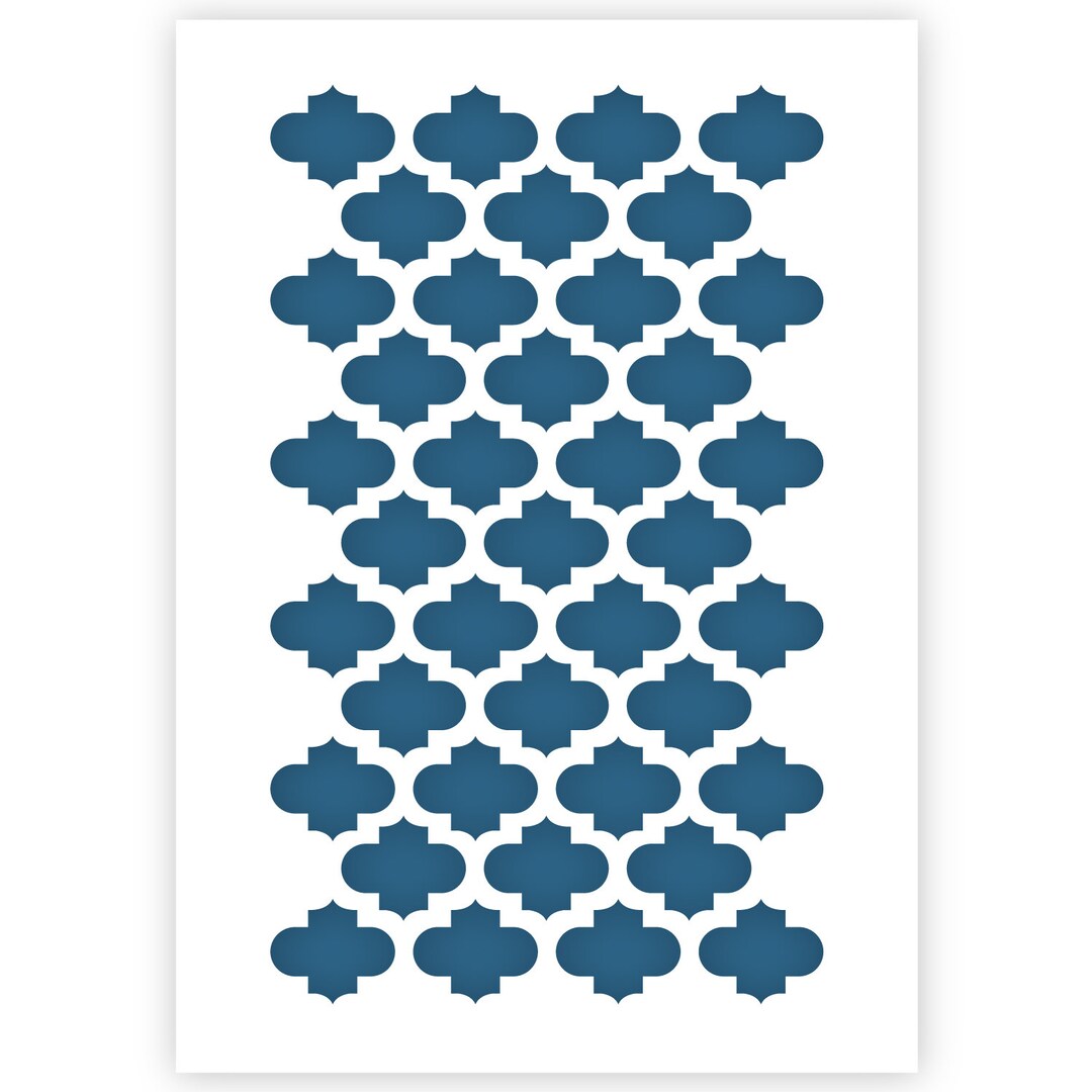 Tile Stencil - Tile Pattern Template - A3 Size - Reusable, Kids ...