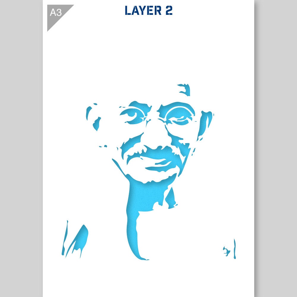 Gandhi Stencil