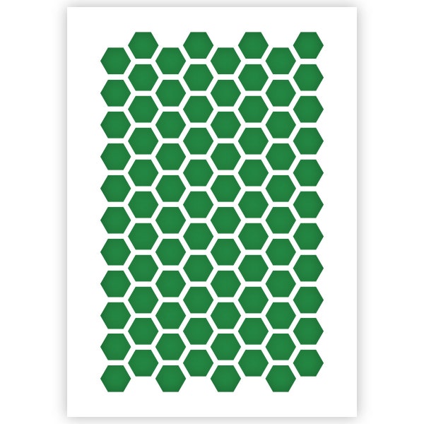 Hexagon Stencil - Etsy