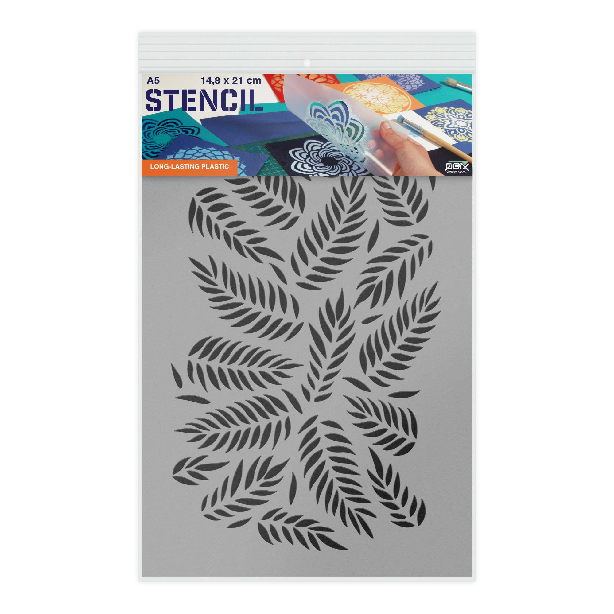 Leaves Stencil Leaf Pattern Stencil Pattern Stencil A4 | Etsy
