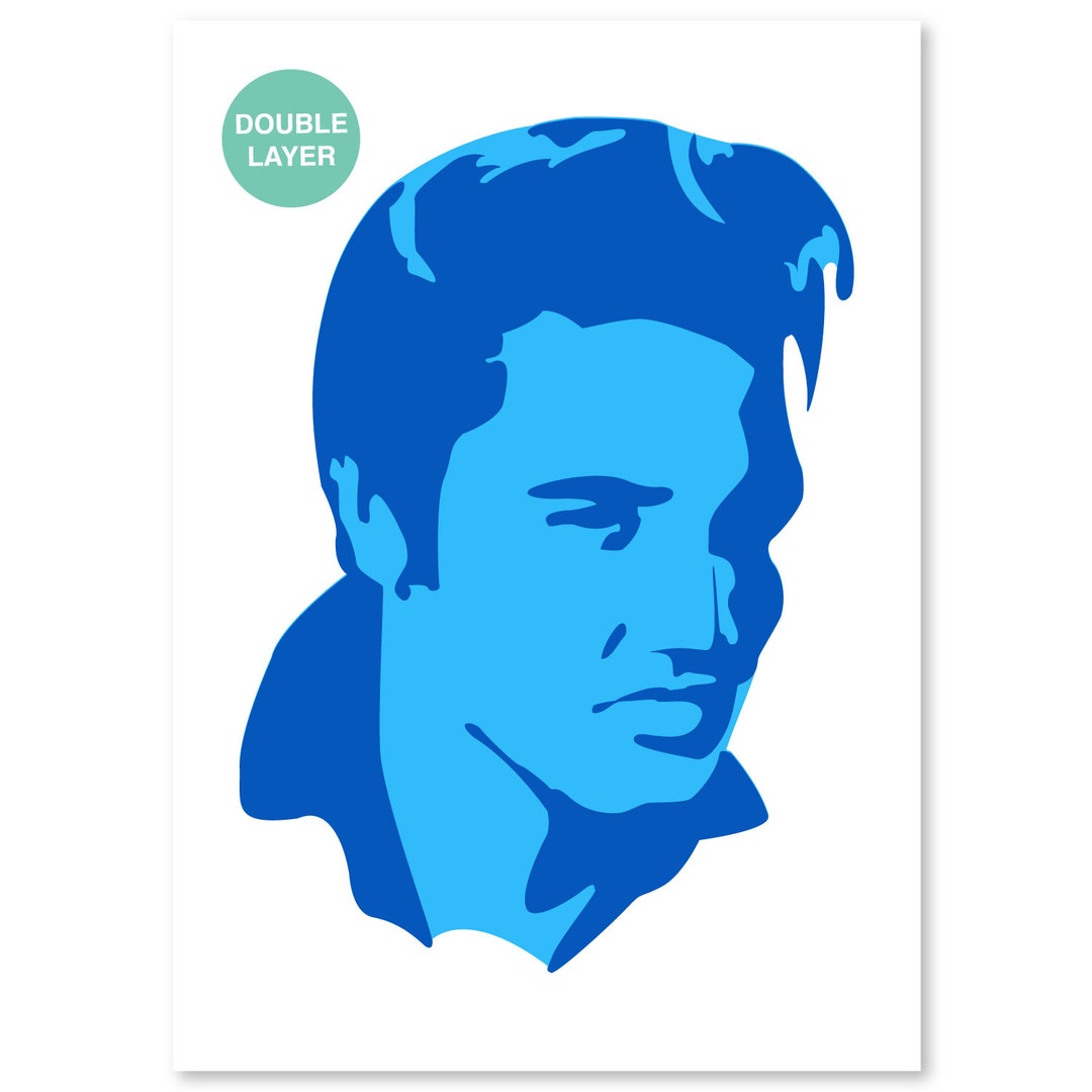 Elvis Presley Stencil 2 Layers A3 Size Stencil Reusable - Etsy