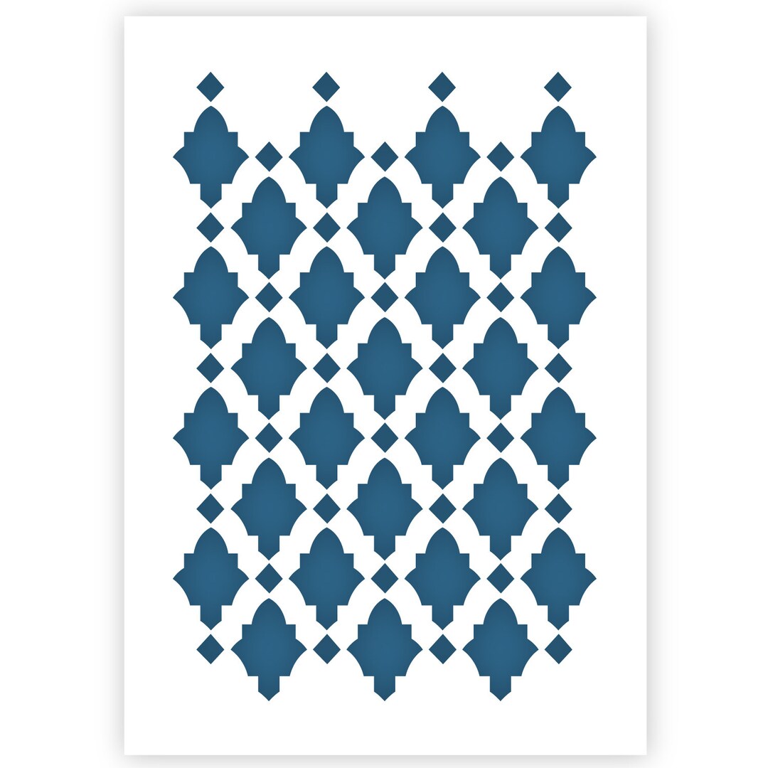 Tile Stencil - Tile Pattern Template - A3 Size - Reusable, Kids ...