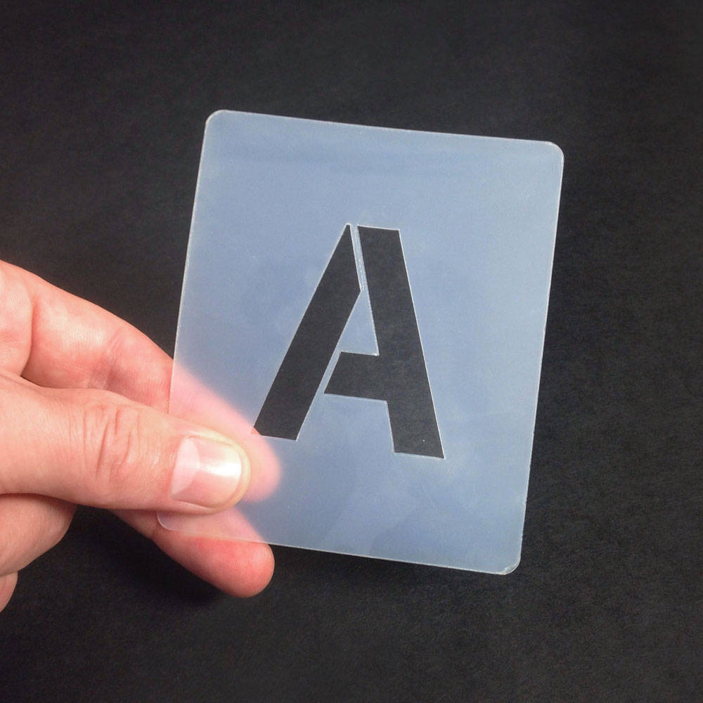 Letter Stencil Set Alphabet Stencil Uppercase Stencil Font | Etsy