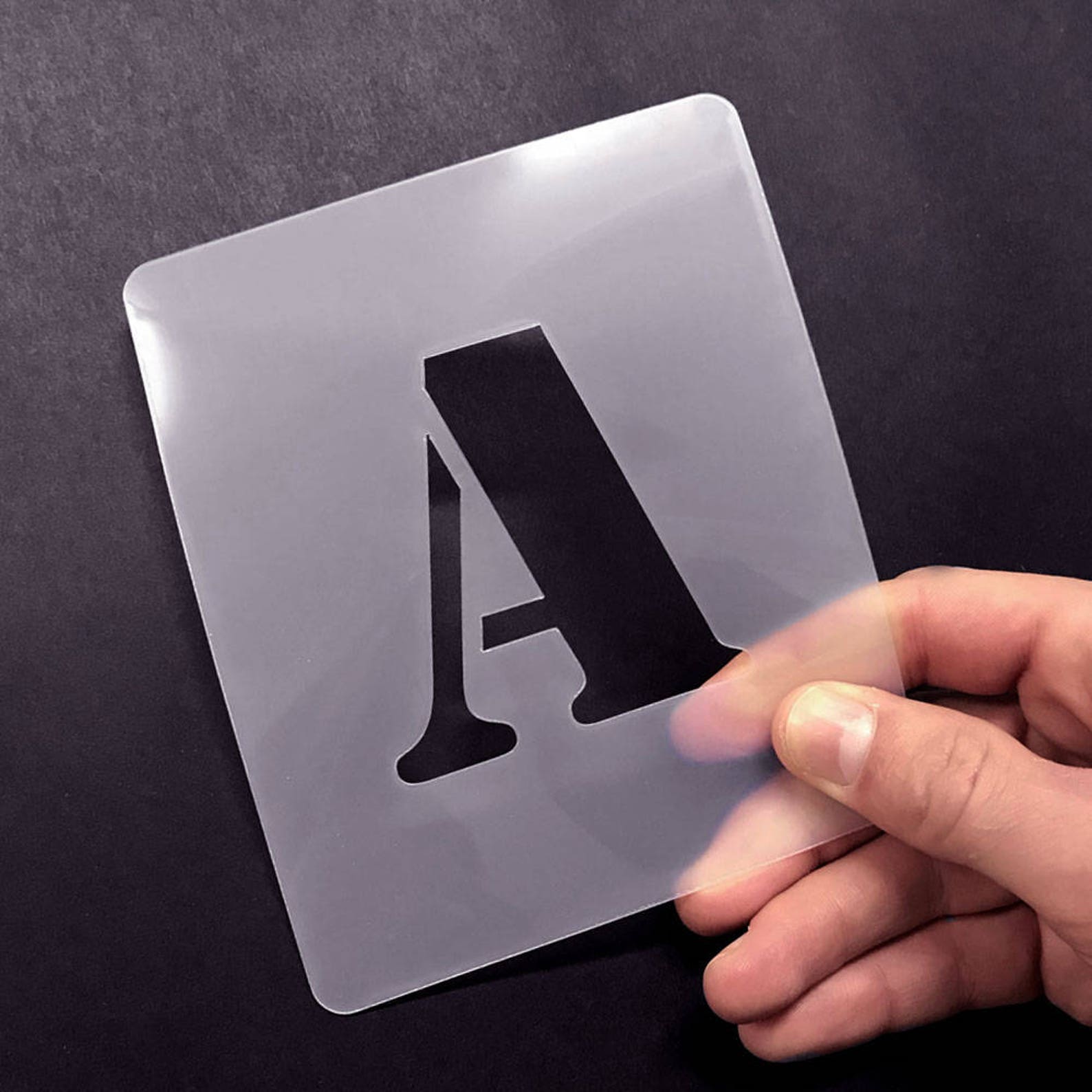 Letter Stencil Set Alphabet Stencil Uppercase Stencil Font | Etsy