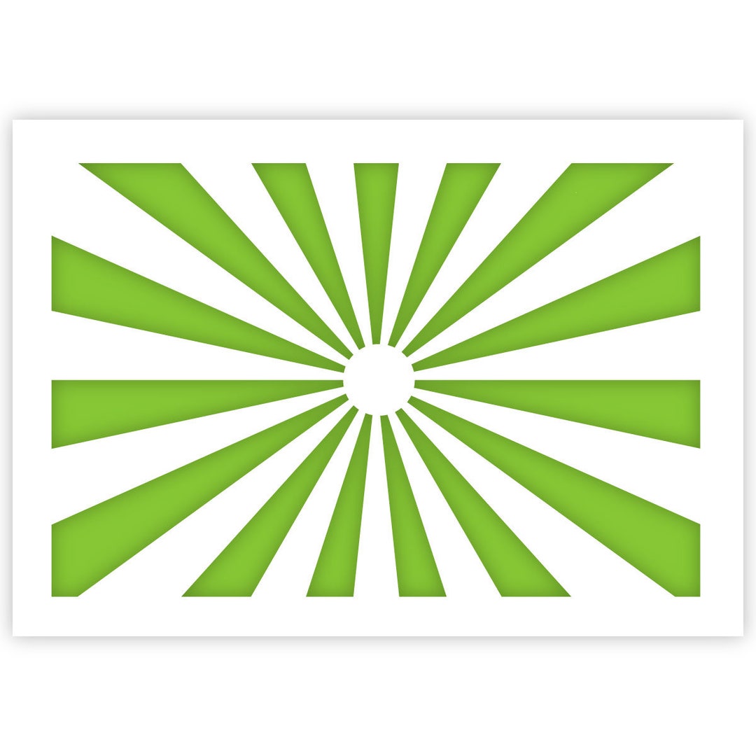 Sun Stencil - Sunshine Template - A3 Reusable, Kids Friendly for ...