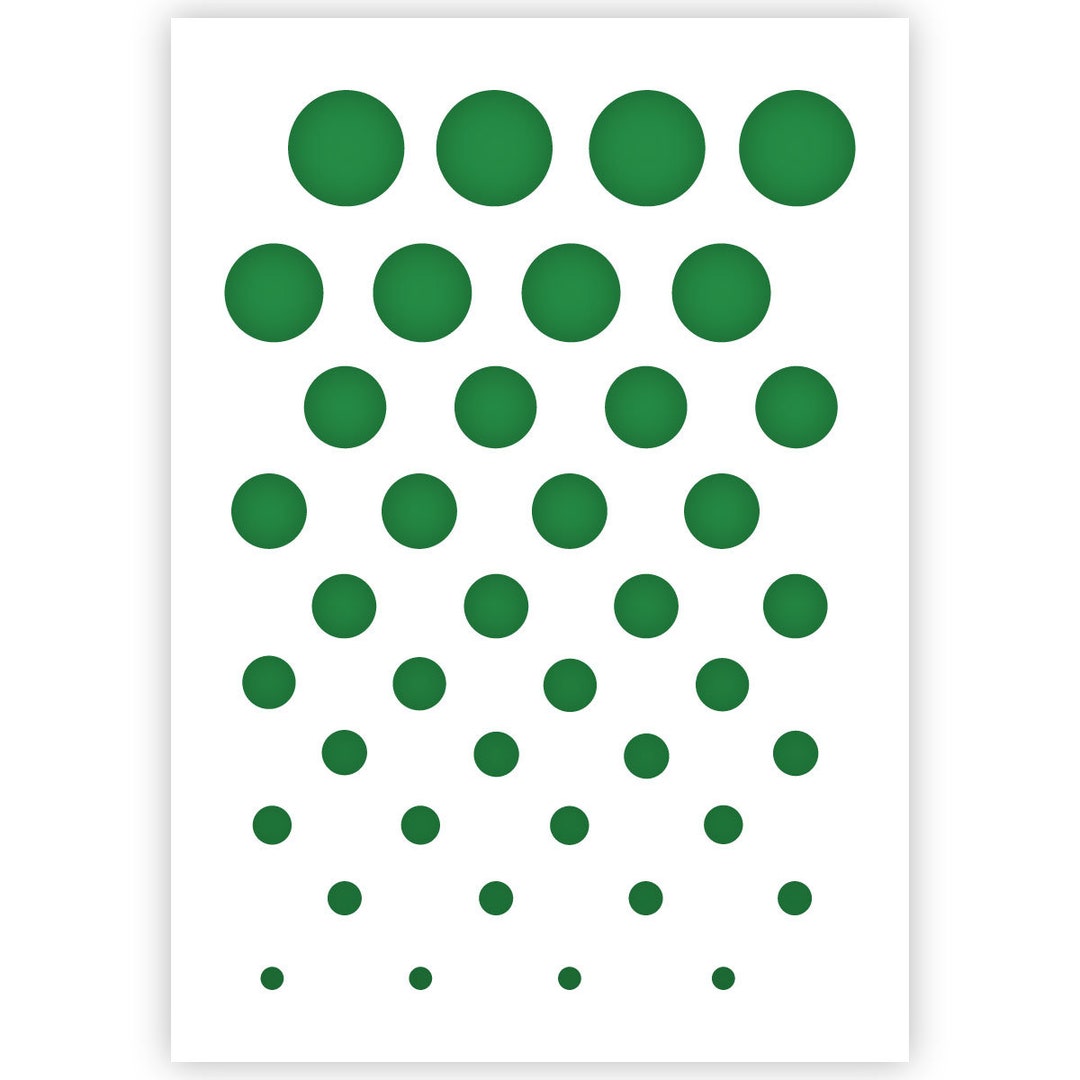 Circle Stencil - Circle Pattern Template - A4 / A5 Size - Reusable ...