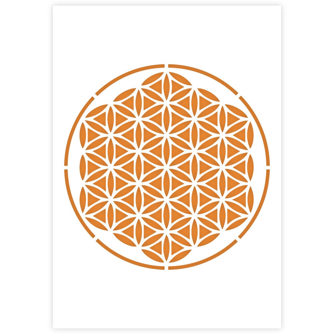 Mandala Stencil A5 Mandala Stencil for Furniture, Walls, Floors ...