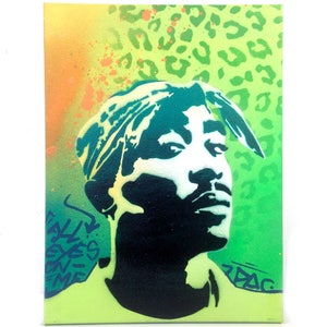 Tupac Shakur Stencil 2pac Stencil 2 Layers A3 Size Stencil Reusable ...